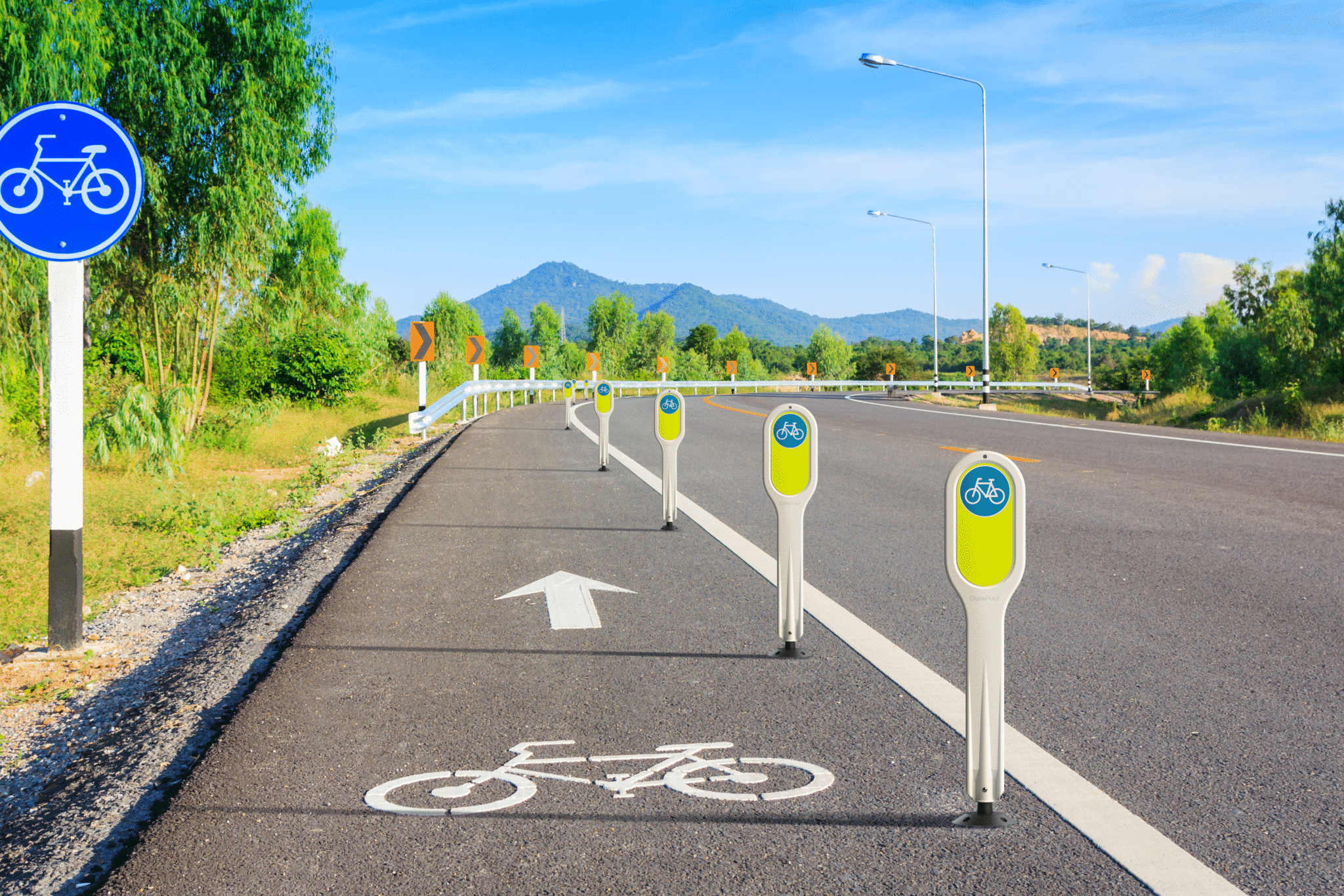 Dura-Post Flexi360 Route Marker | Cycleway Markers | Delnorth